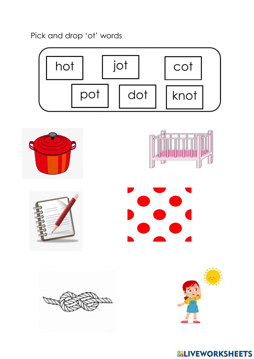 -ot sound | Free Interactive Worksheets | 1434437