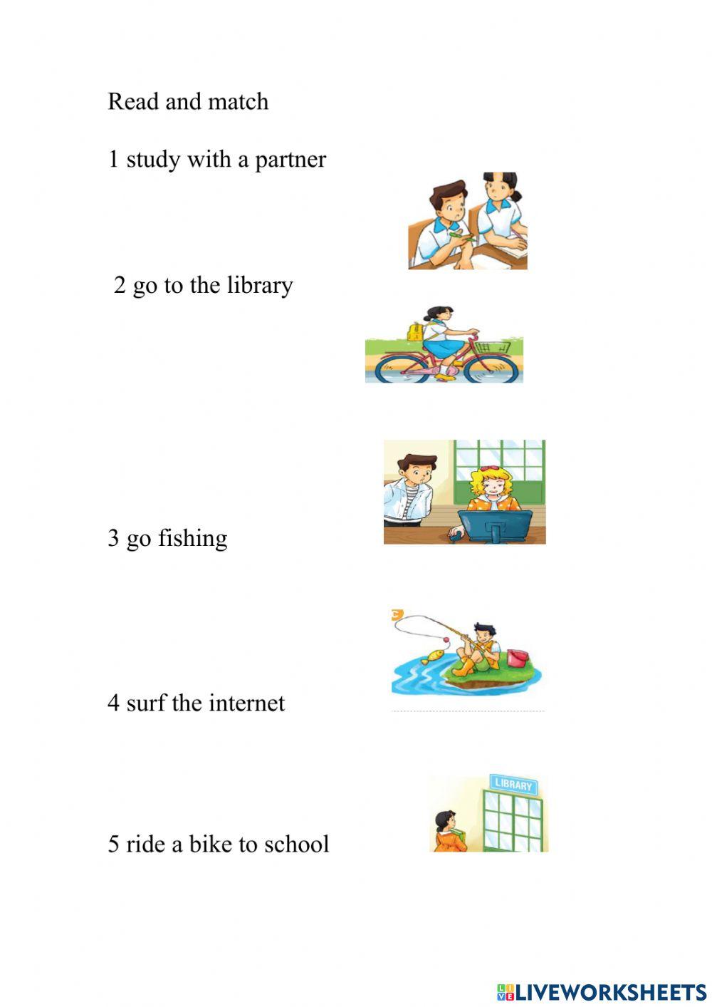 At home interactive activity for 5 | Live Worksheets
