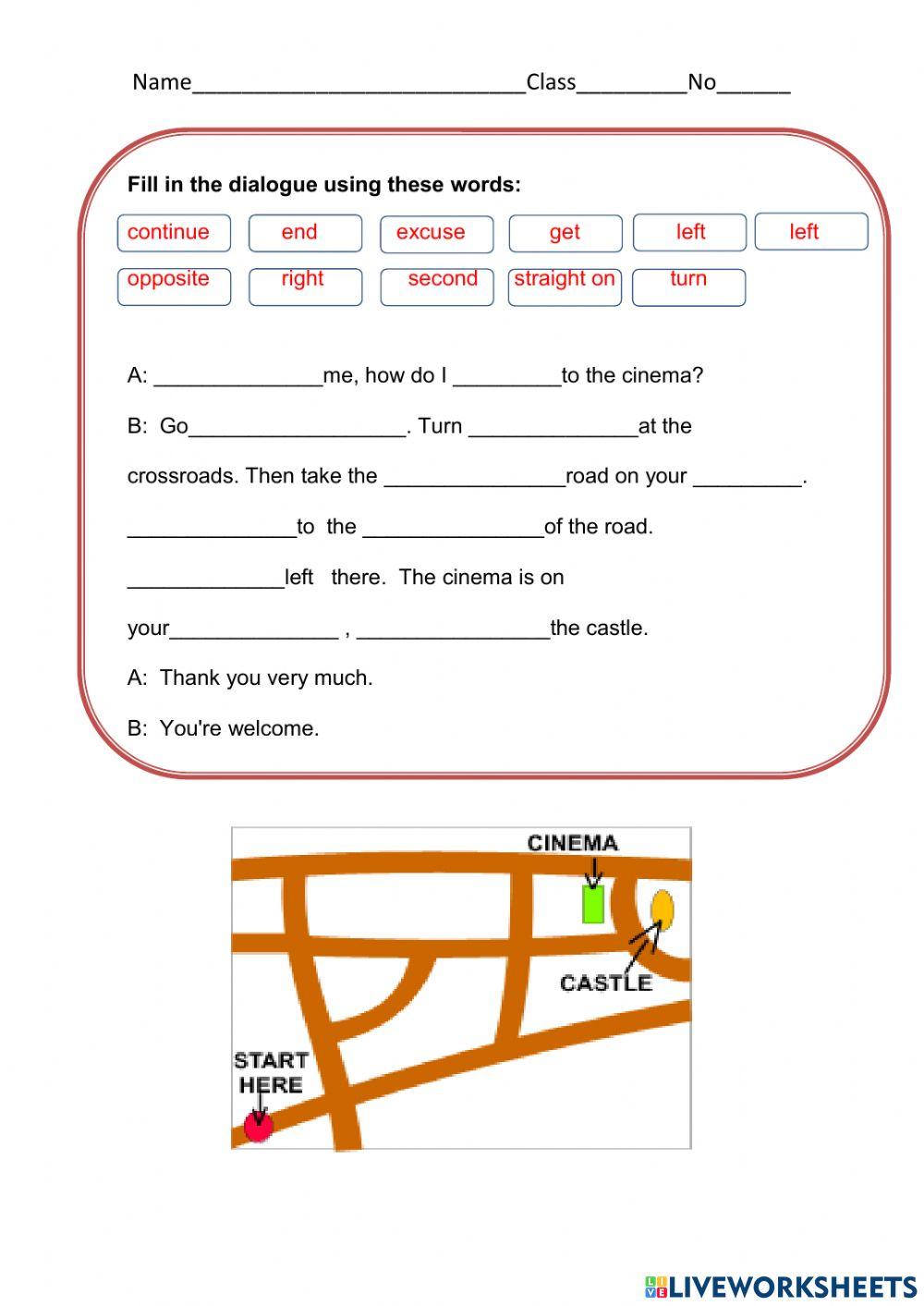 แบบฝึกหัด direction drag and drop | 1ruthai | Live