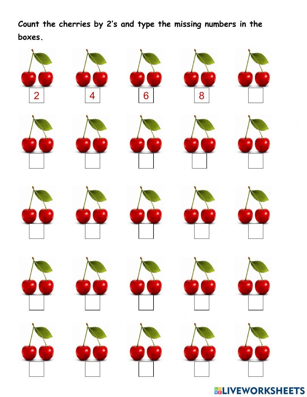 1434900 | Counting By 2's | C_N | LiveWorksheets