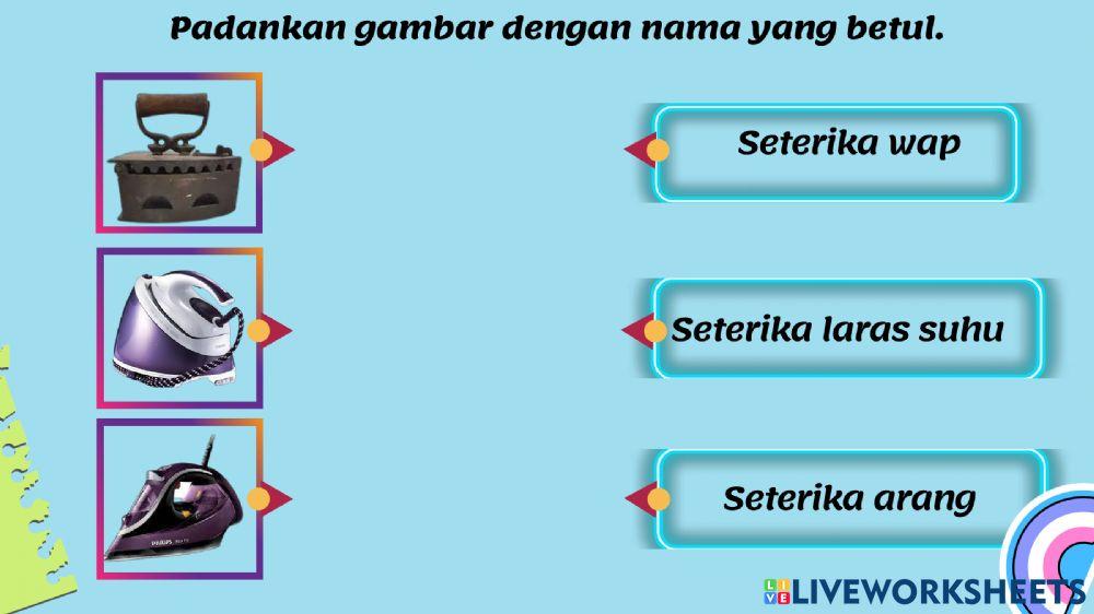 JENIS SETERIKA DAN BAHAGIAN ASAS SETERIKA online exercise for | Live ...