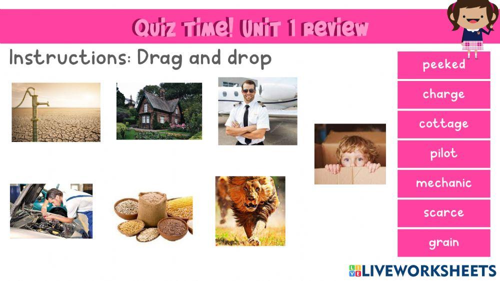 Keywords unit 1 worksheet | Live Worksheets