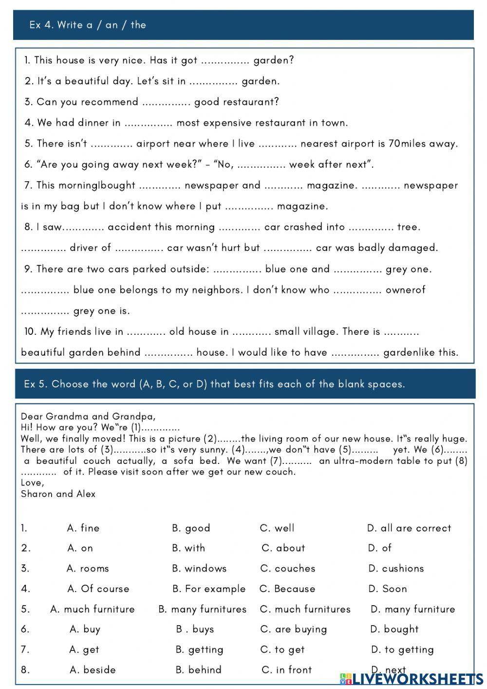 Worksheet 3-Grade 8-U3 worksheet | Live Worksheets