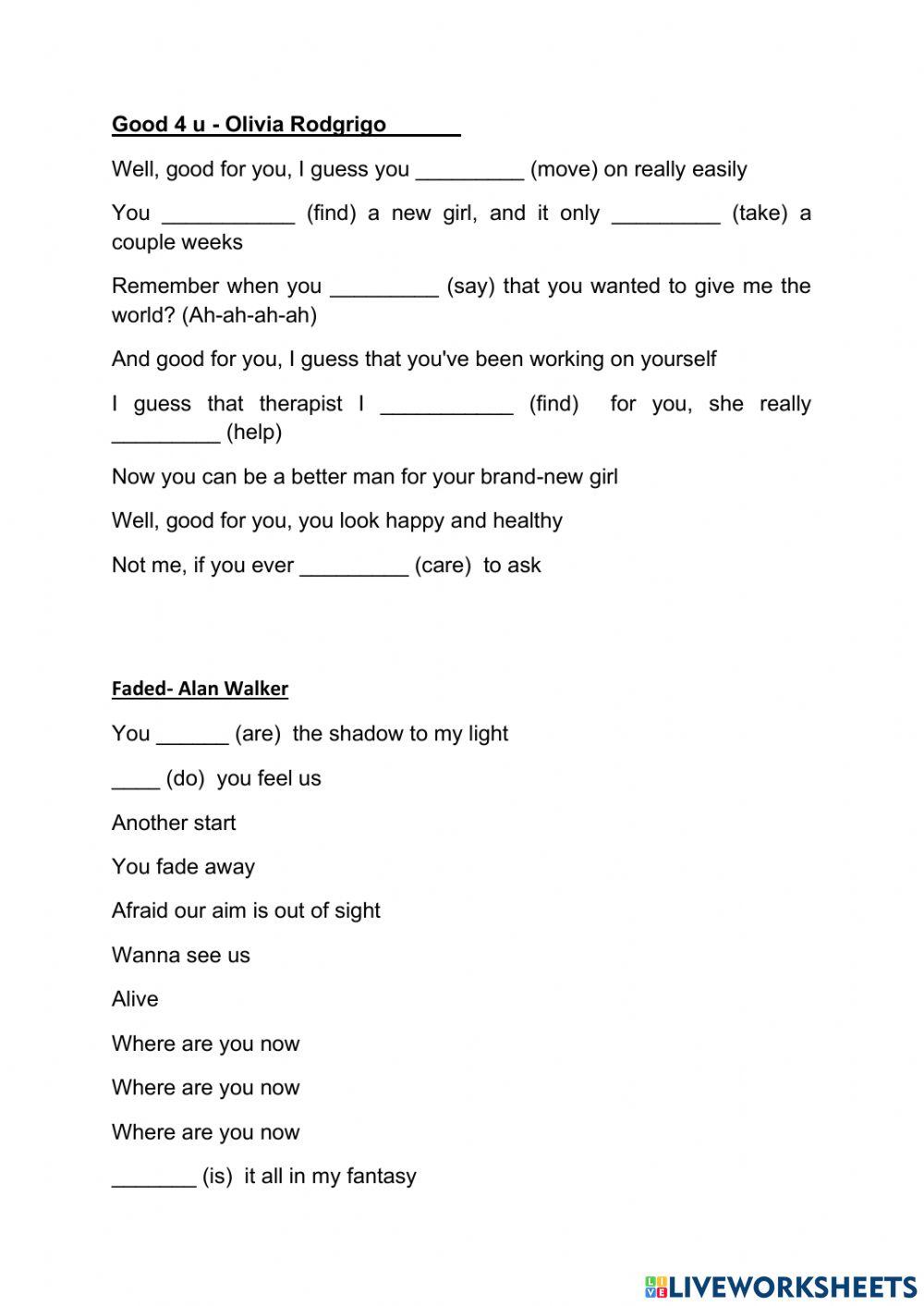 Simple past tense online exercise for Year 3 | Live Worksheets