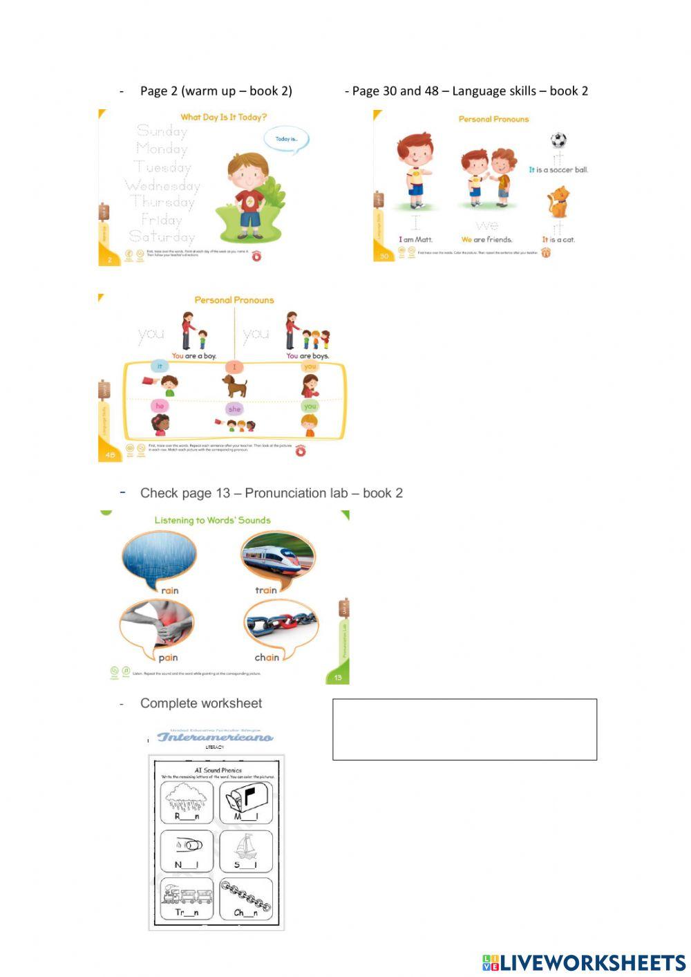 Weekly activities - week 20 2403 | Amarilis Zambrano