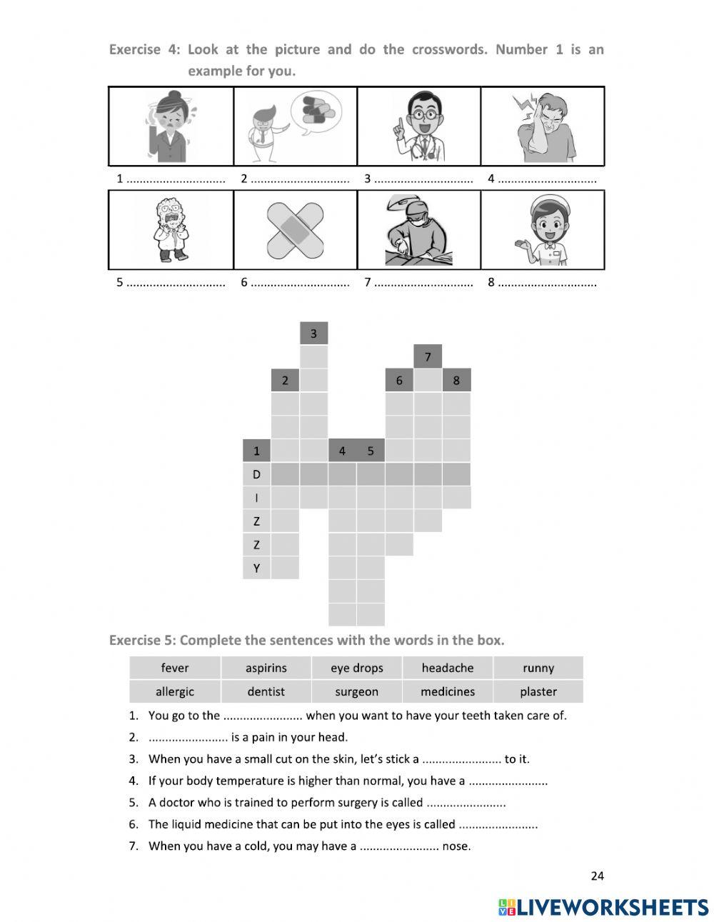 Unit 2- English 7- Looking back 2 worksheet | Live Worksheets