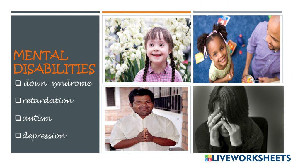 Disabilities | Free Interactive Worksheets | 1439171