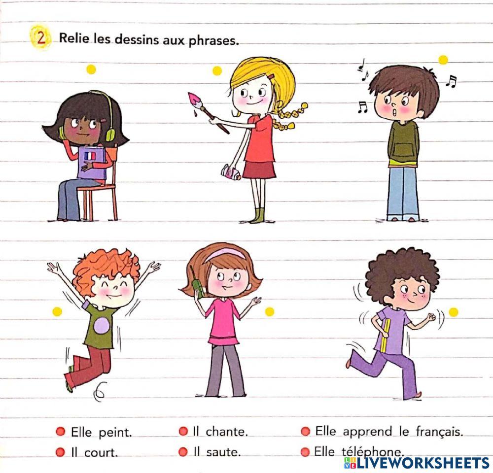 Relie les dessi… | Free Interactive Worksheets | 1439384