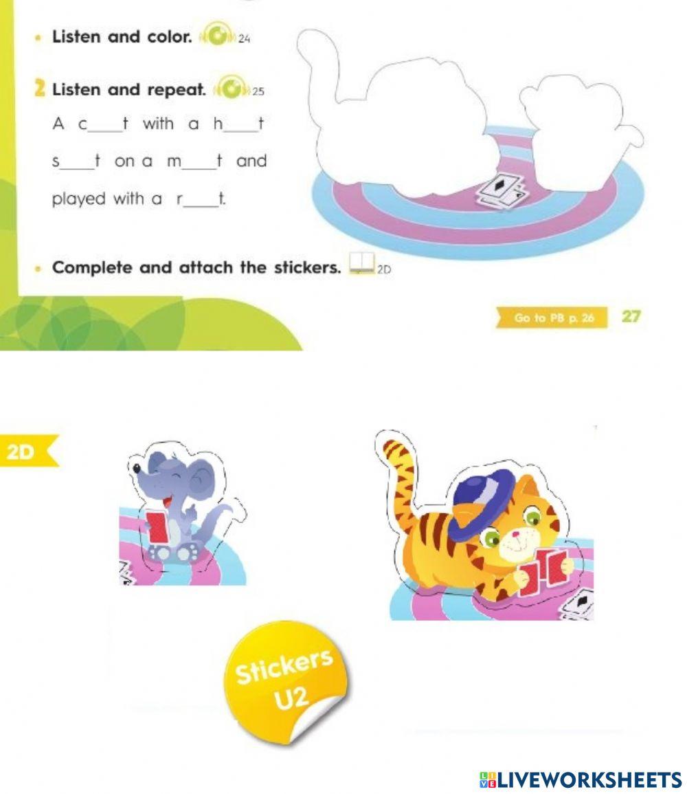 KIDS02S-ACTIVITY02-PAGE27 online exercise for | Live Worksheets