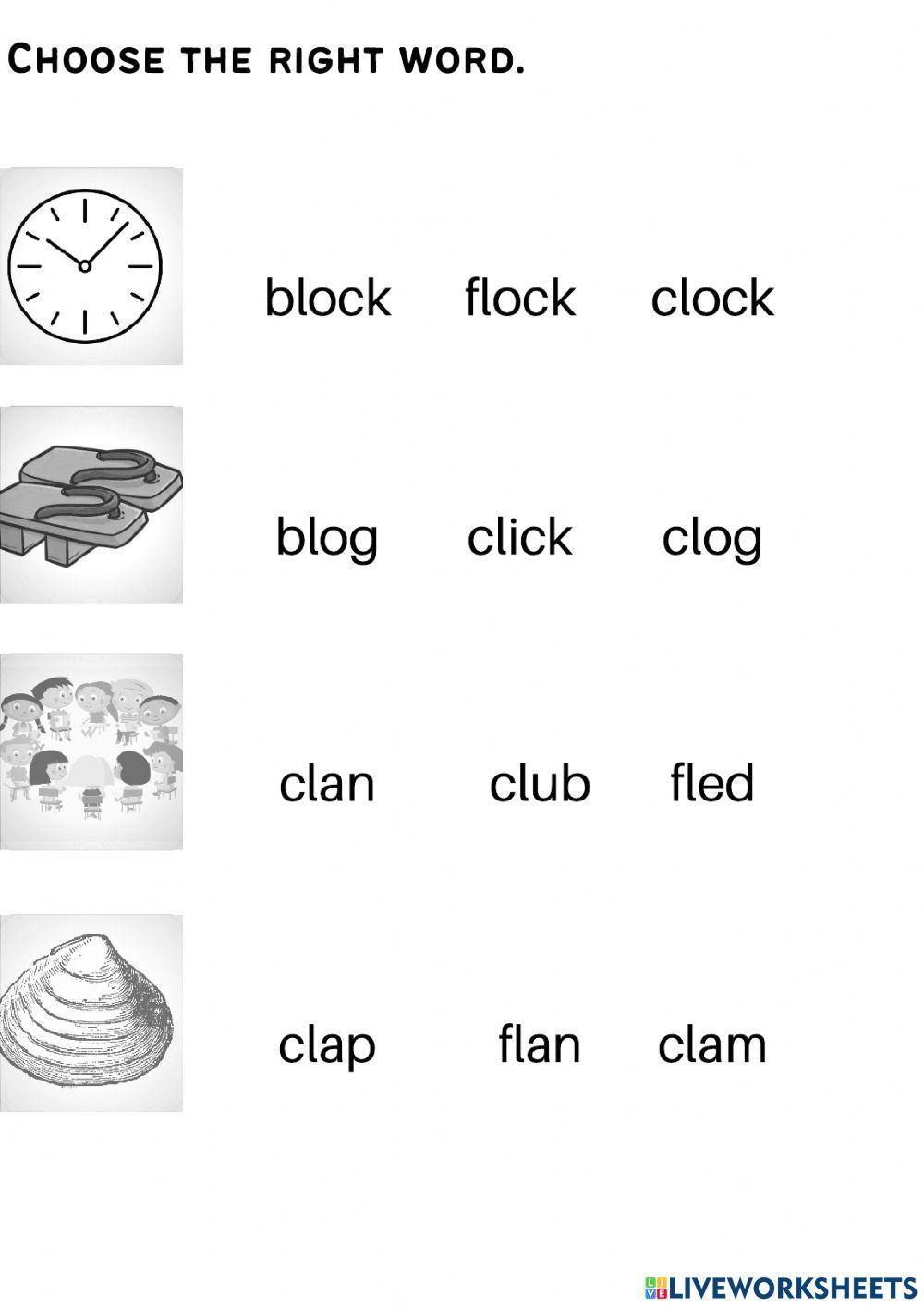 Cl online worksheet | Live Worksheets