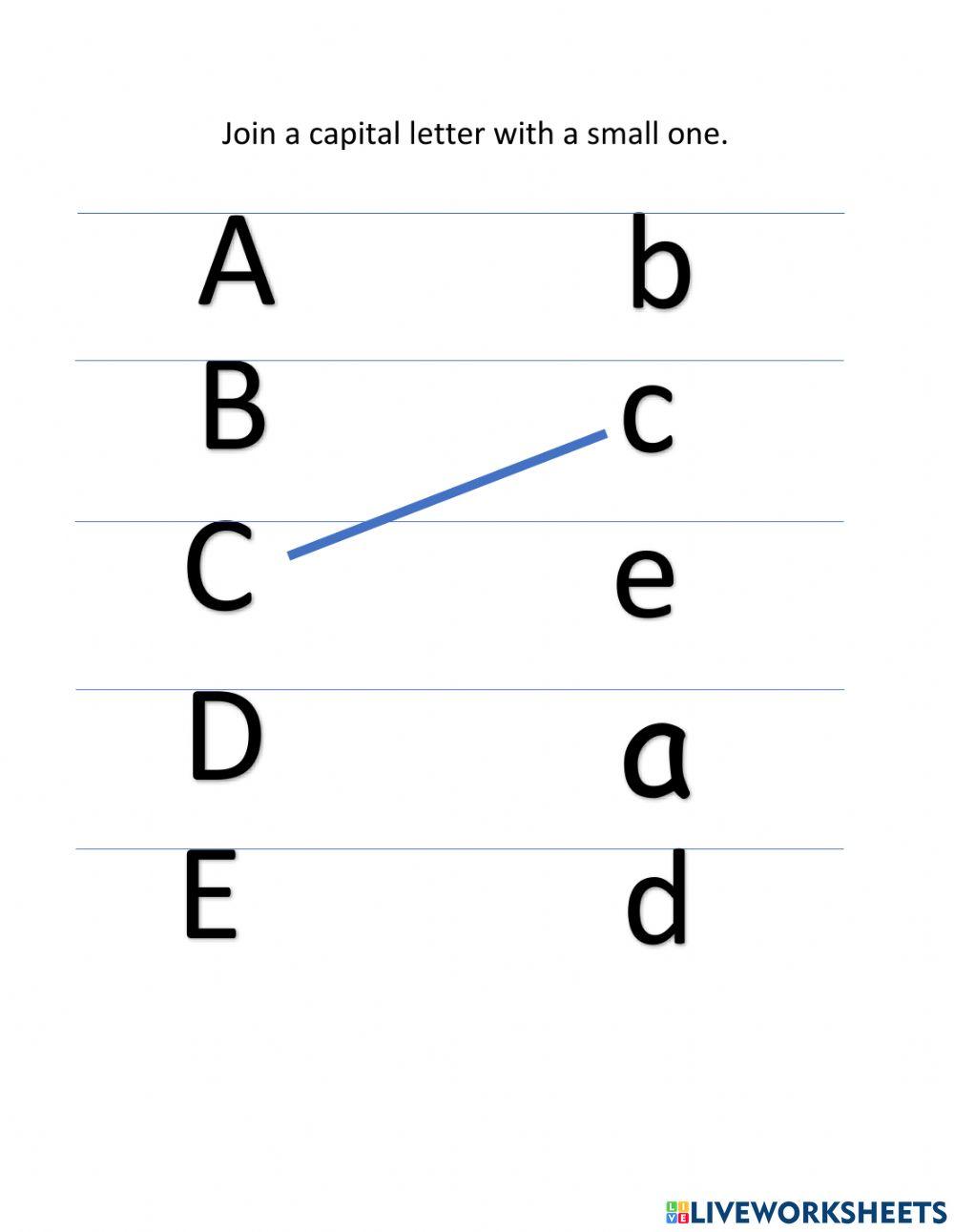 5178959 | Joining letters | Anonymous | LiveWorksheets