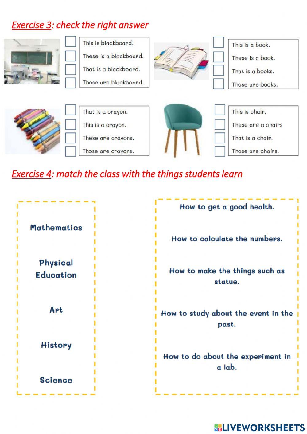 Grade 4 worksheet interactive exercise | Live Worksheets