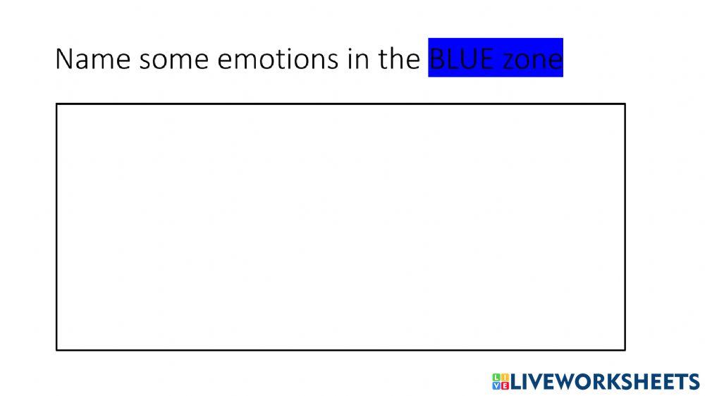 Zone of Regulat… | Free Interactive Worksheets | 1442862