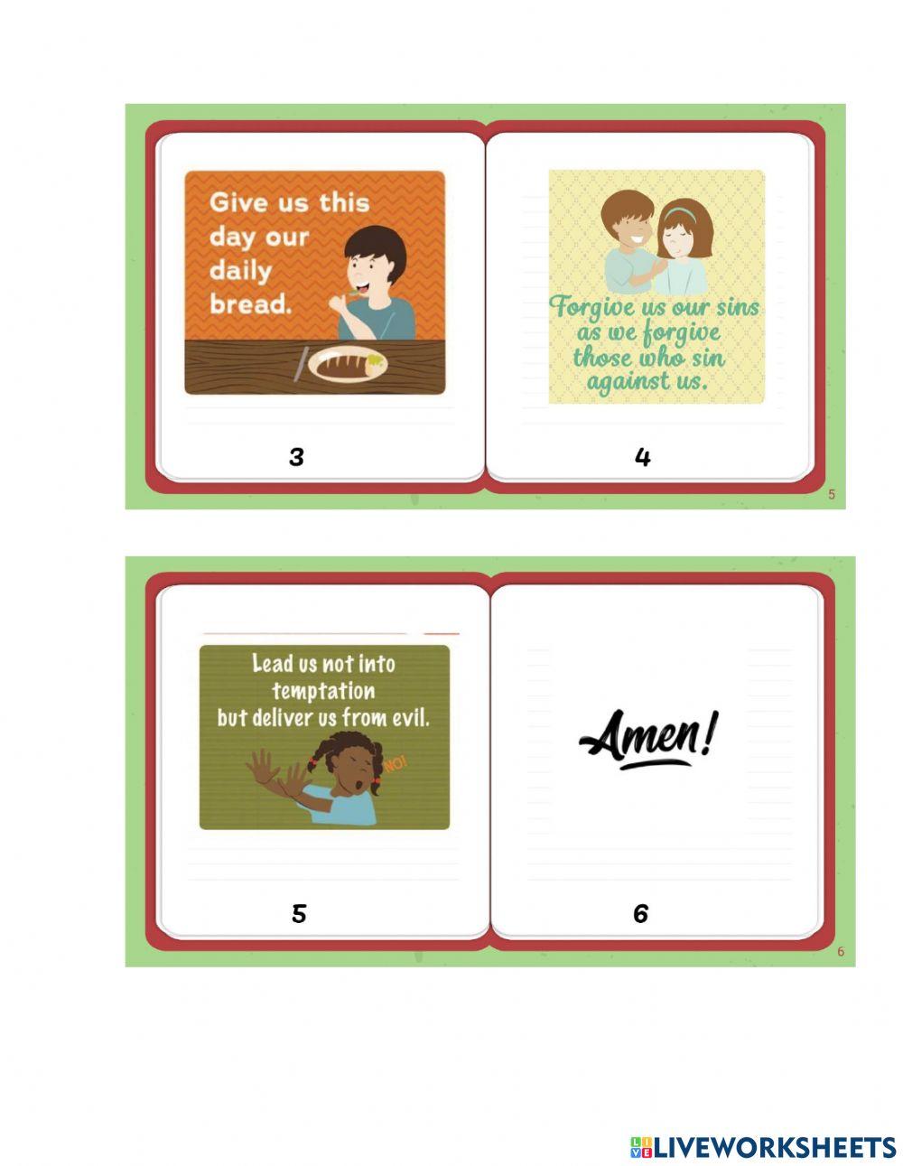 Our Father online worksheet | Live Worksheets