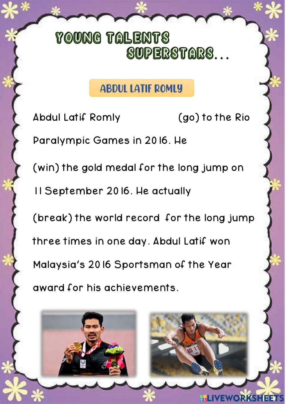 Young Talent Superstars interactive worksheet | Live Worksheets