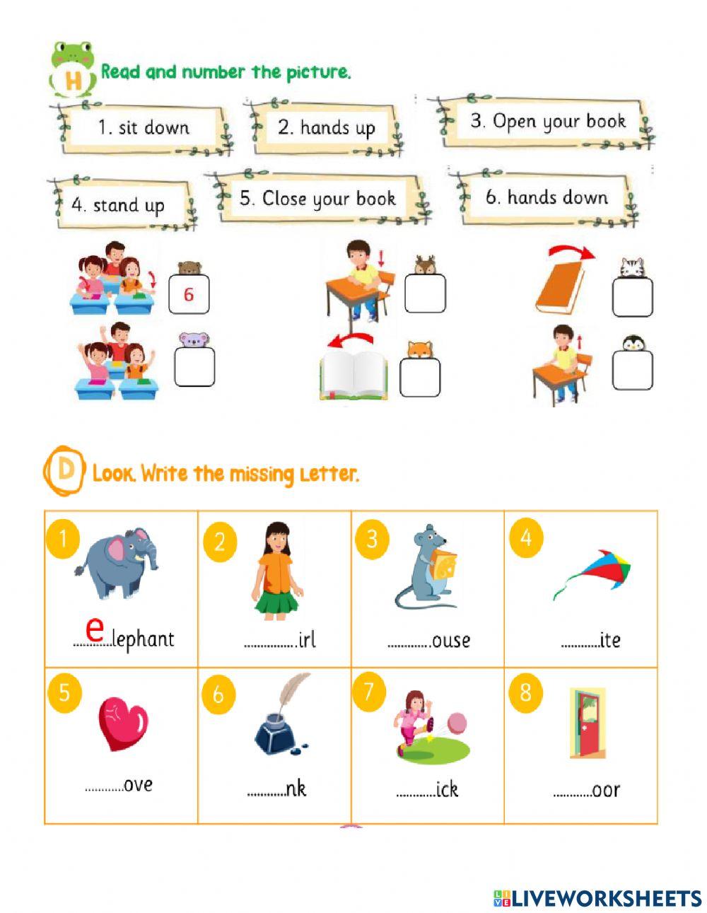 Test 1- grade 2 online exercise for | Live Worksheets