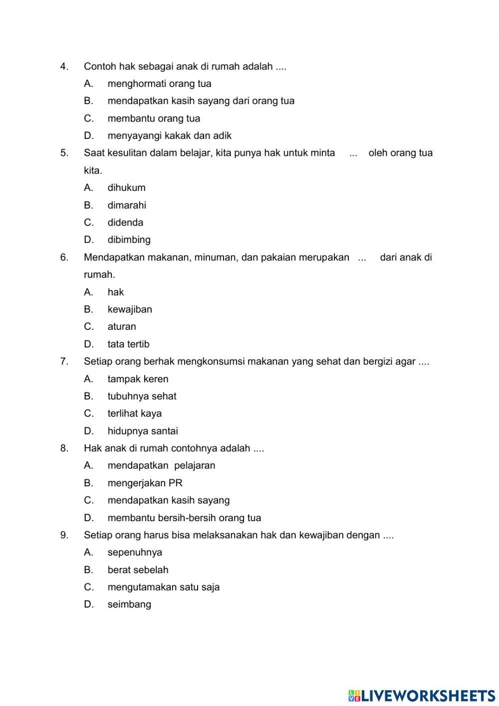 Pkn worksheet for D6AB | Live Worksheets