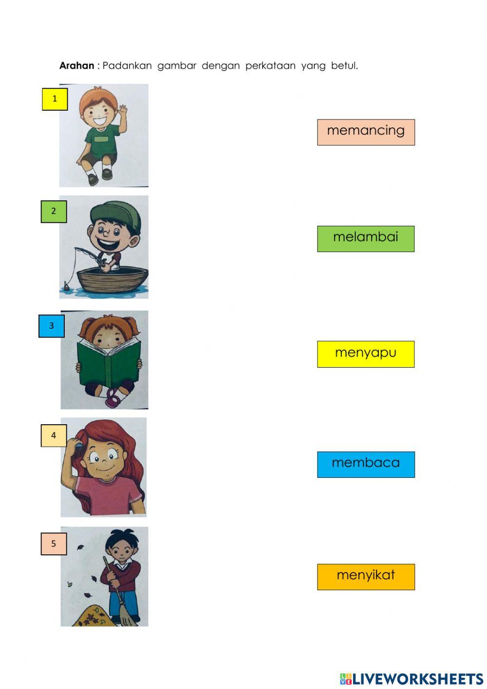 Membaca exercise for Pendidikan Khas Sekolah Rendah | Live Worksheets
