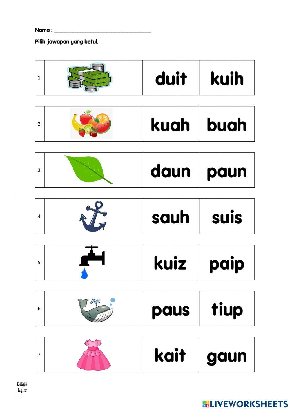 1445397 | Perkataan vokal berganding | lynnlavender