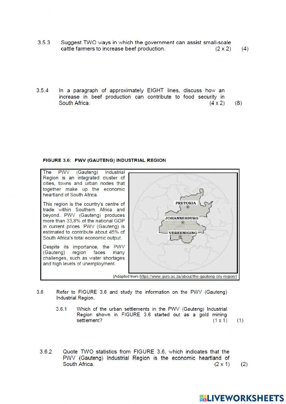 Geography paper… | Free Interactive Worksheets | 1448896
