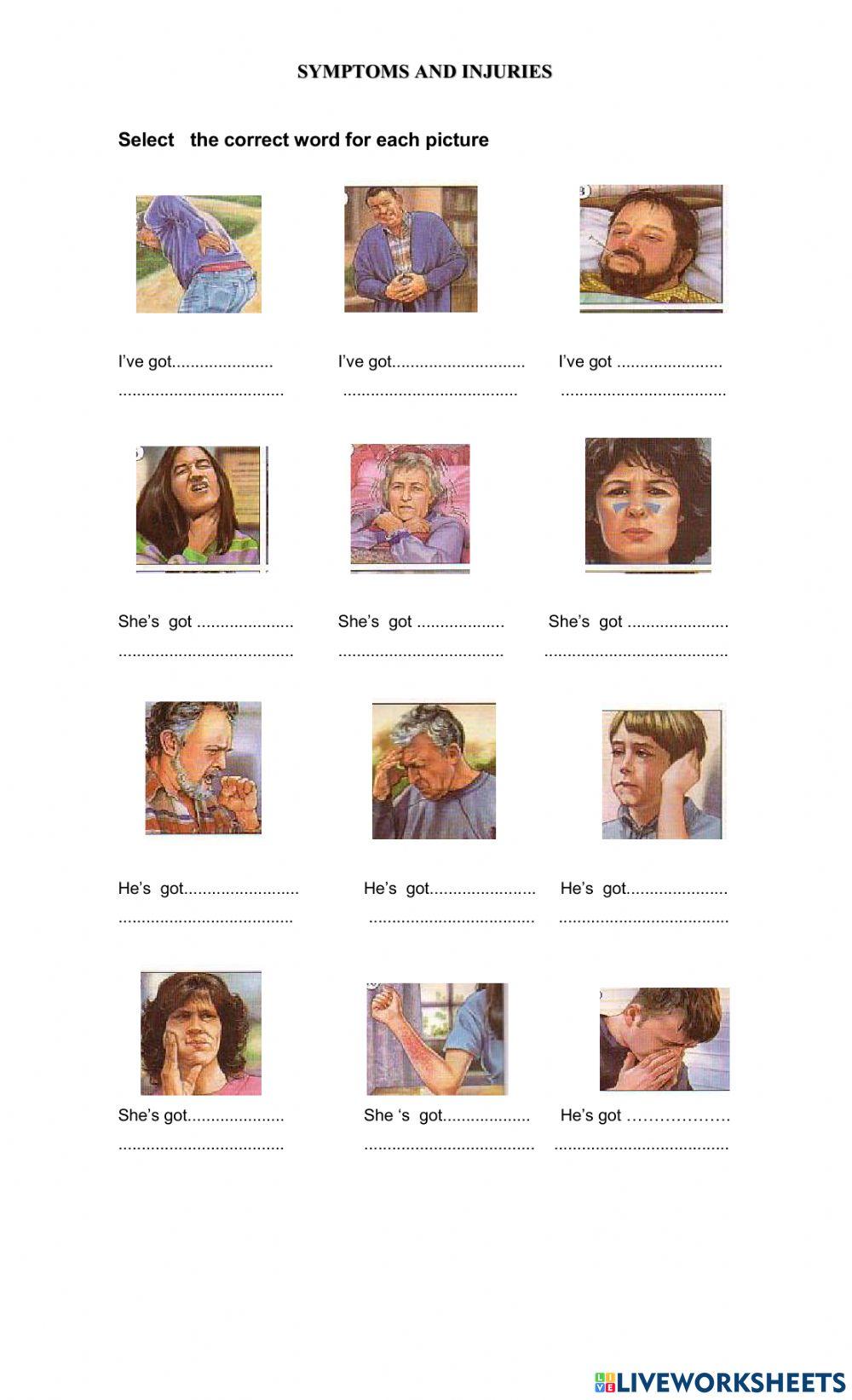 Medical english | Free Interactive Worksheets | 1447699