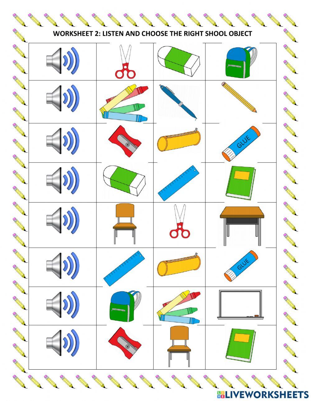 Worksheet 2. Listening worksheet | Live Worksheets
