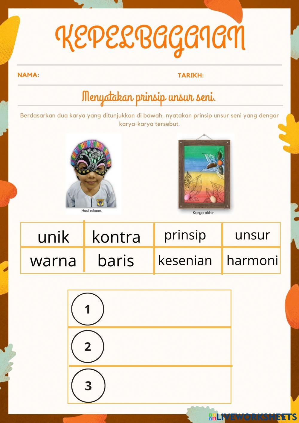 Kepelbagaian interactive exercise | Live Worksheets