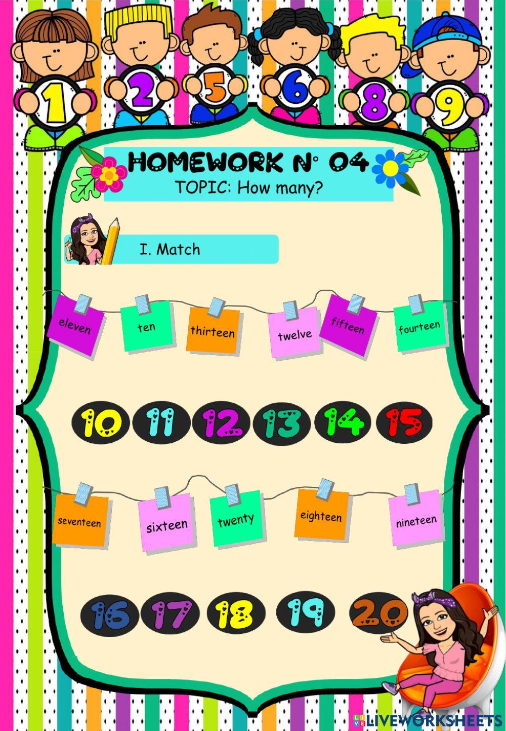 How many? | LiveWorksheets | 1447274