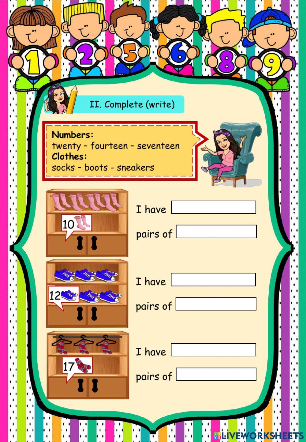 How many? | LiveWorksheets | 1447274