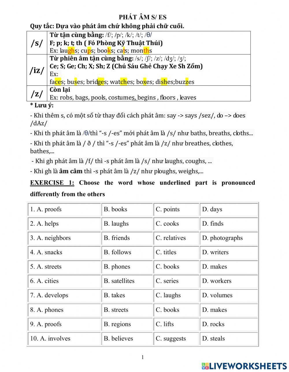 Grammar 02 worksheet | Live Worksheets