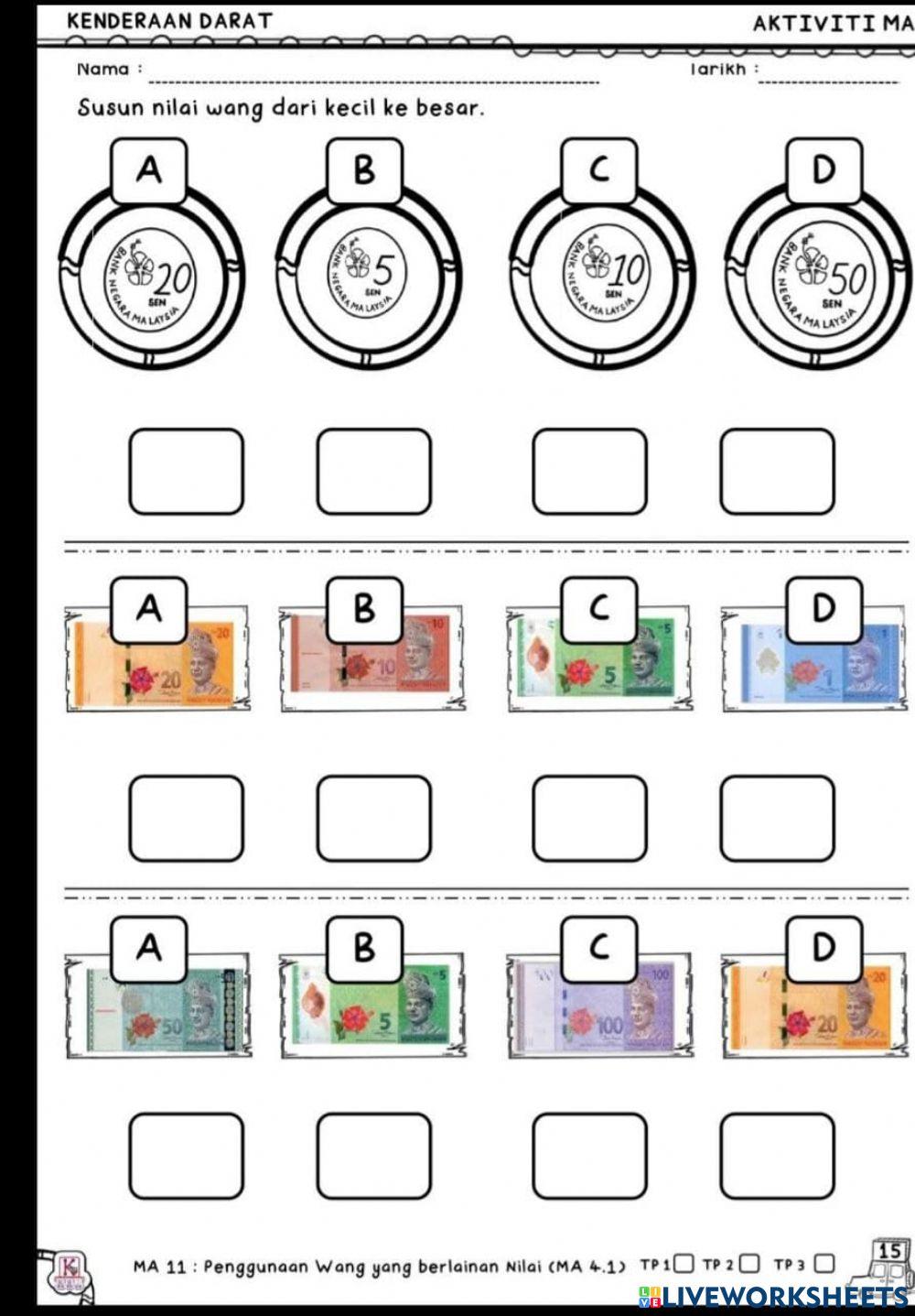 Duit 2 worksheet | Live Worksheets