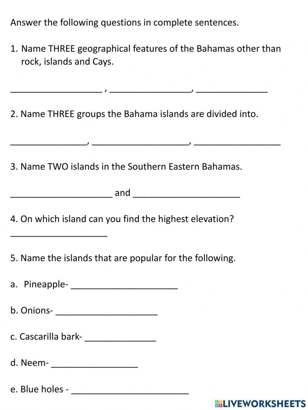 1451538 | Hundreds of Islands | Felicia | LiveWorksheets