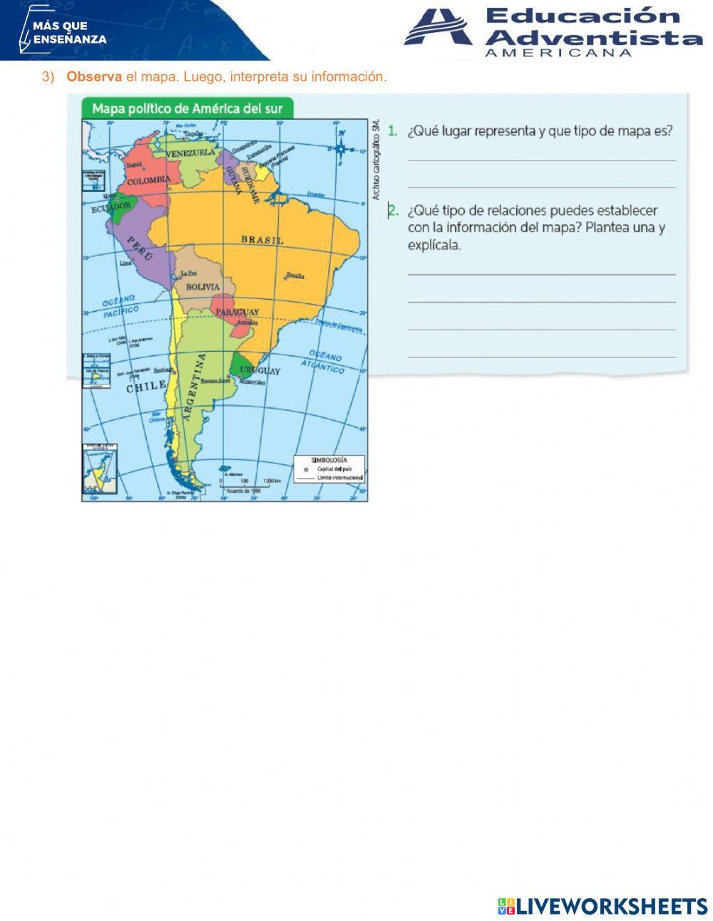 Interpretación … | Free Interactive Worksheets | 1451508