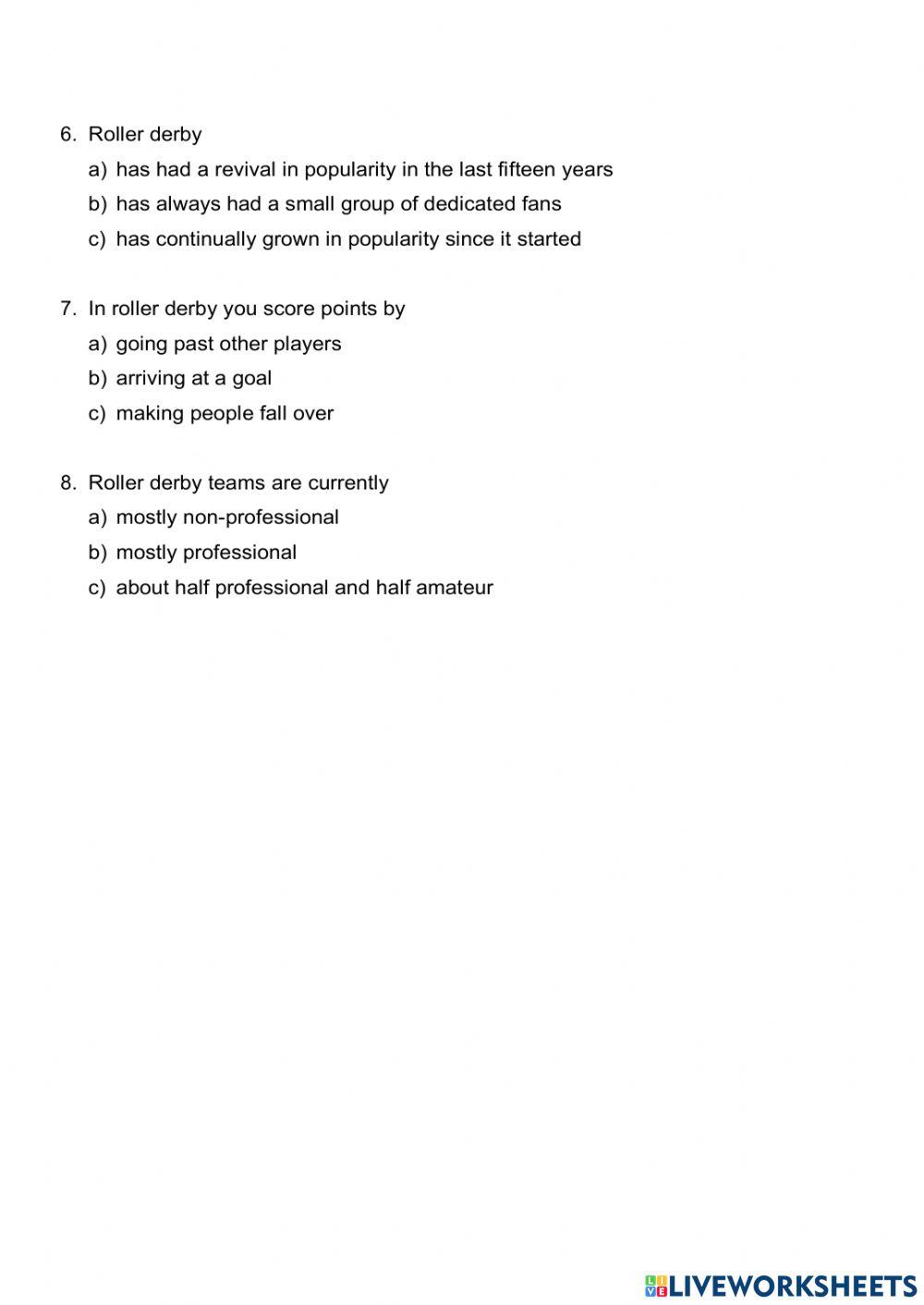 Sports Interview worksheet | Live Worksheets
