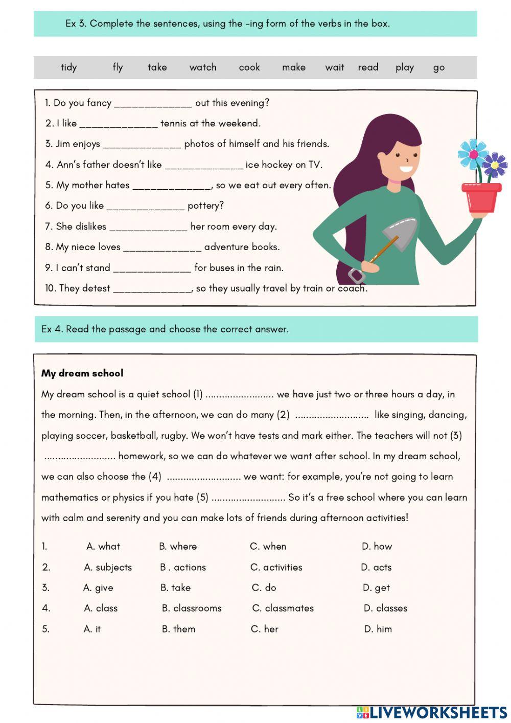 Unit 2-WS 4-Grade 6 worksheet | Live Worksheets