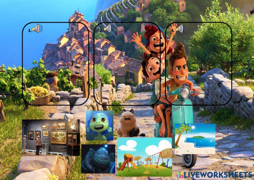 Luca - places worksheet | Live Worksheets