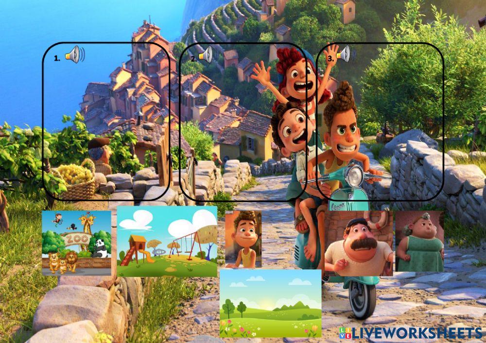 Luca - places worksheet | Live Worksheets