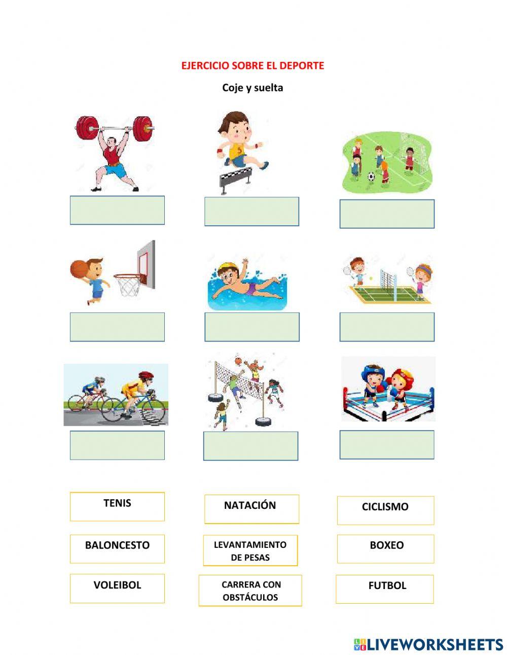 El deporte | Free Interactive Worksheets | 1452561