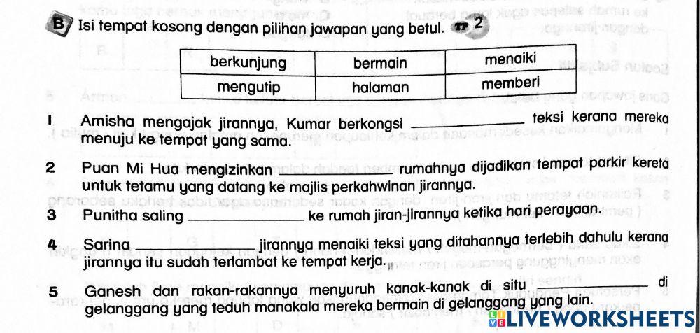 Unit 14 Toleransi worksheet | Live Worksheets