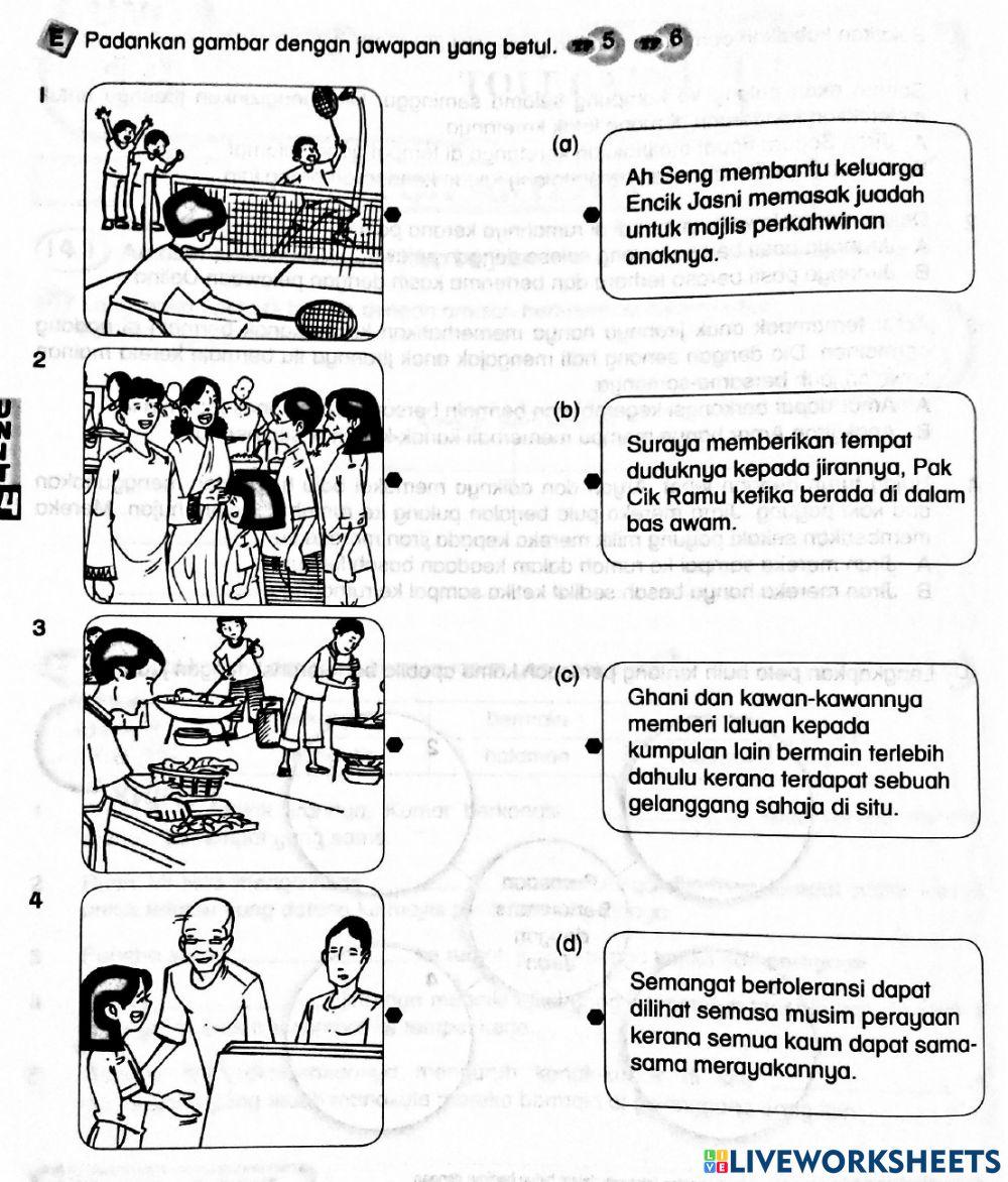 Unit 14 Toleransi worksheet | Live Worksheets