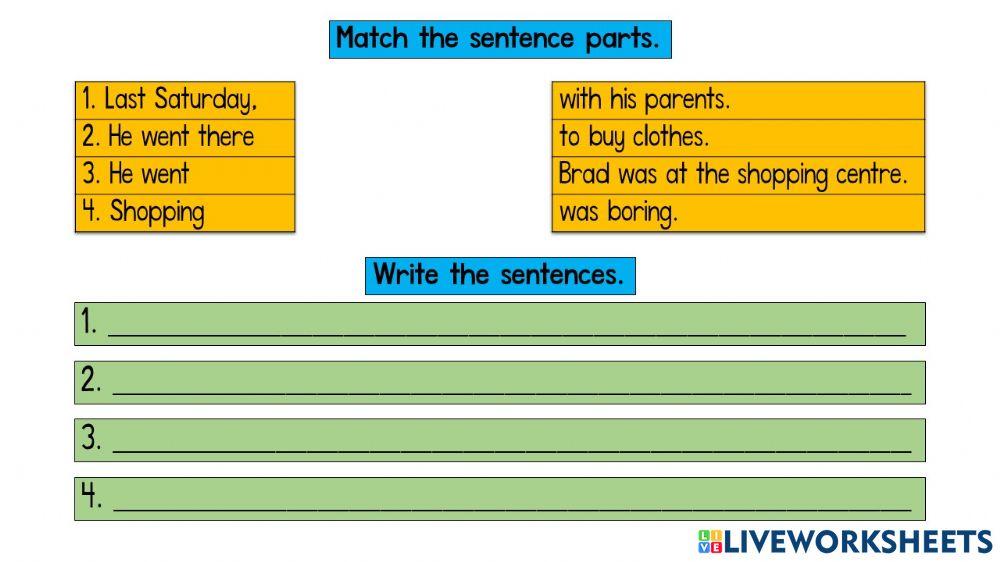 Year 3 Writing Module 8 (1) worksheet | Live Worksheets