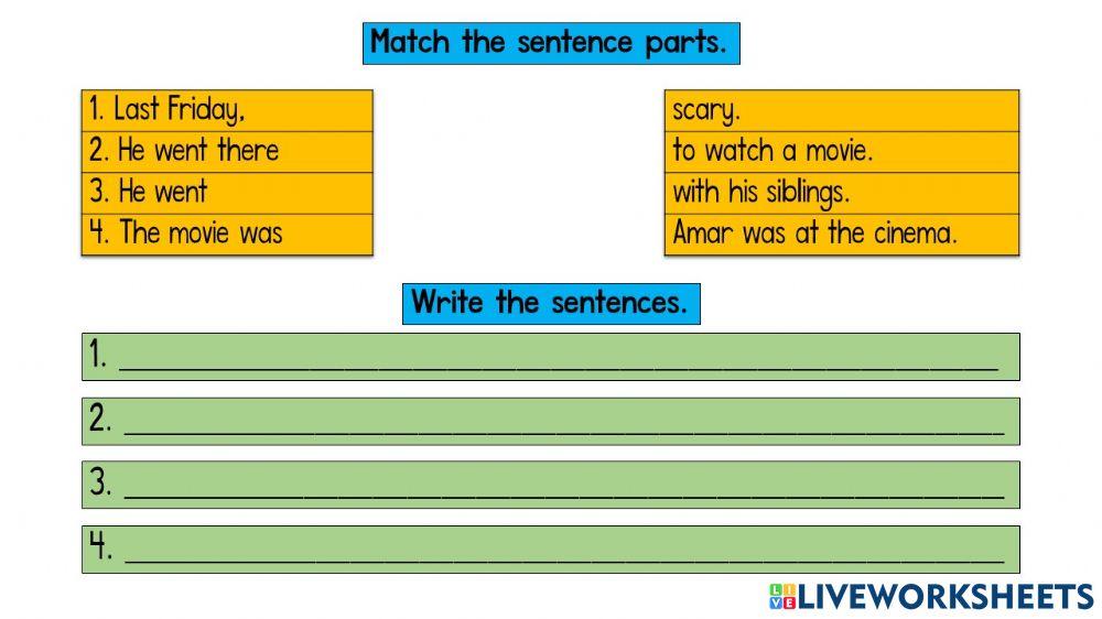 Year 3 Writing Module 8 (4) worksheet | Live Worksheets