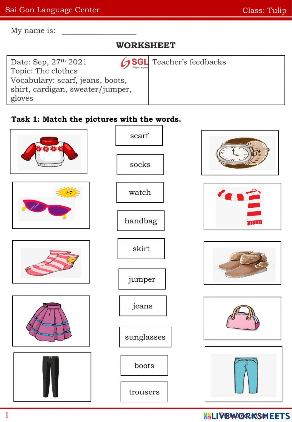 Worksheet tulip online worksheet for 3 | Live Worksheets