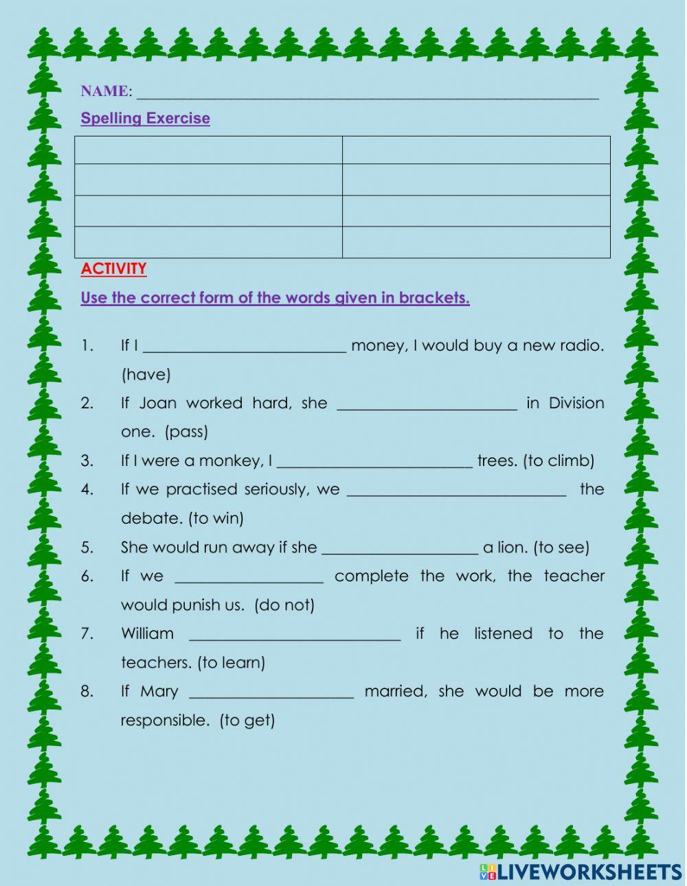Grammar online exercise for P6 | Live Worksheets