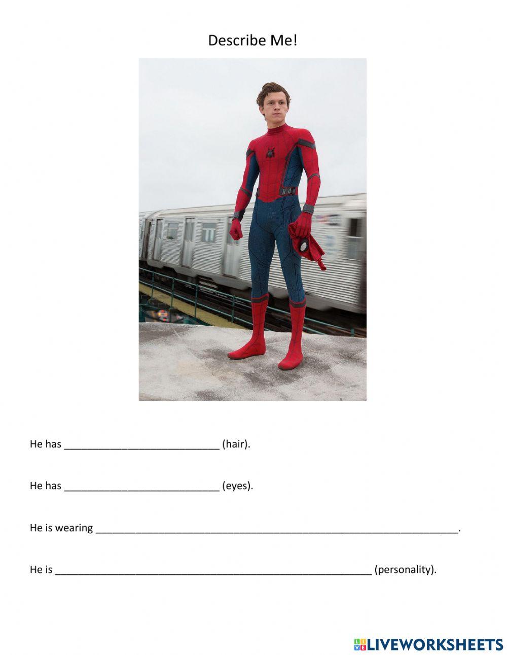 Describe me! | LiveWorksheets | 1455944