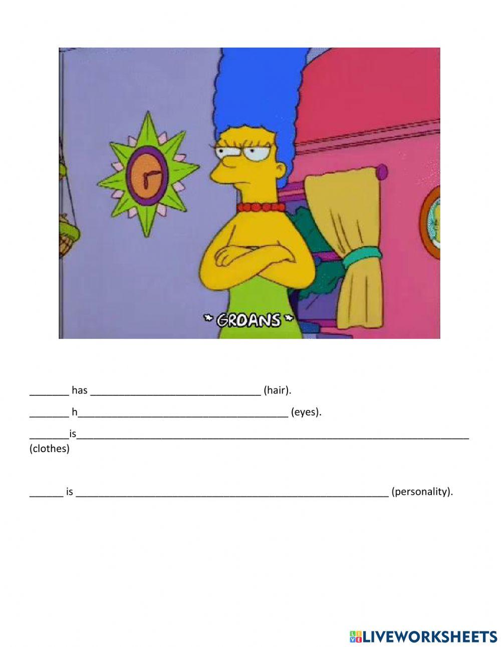 Describe me! | LiveWorksheets | 1455944