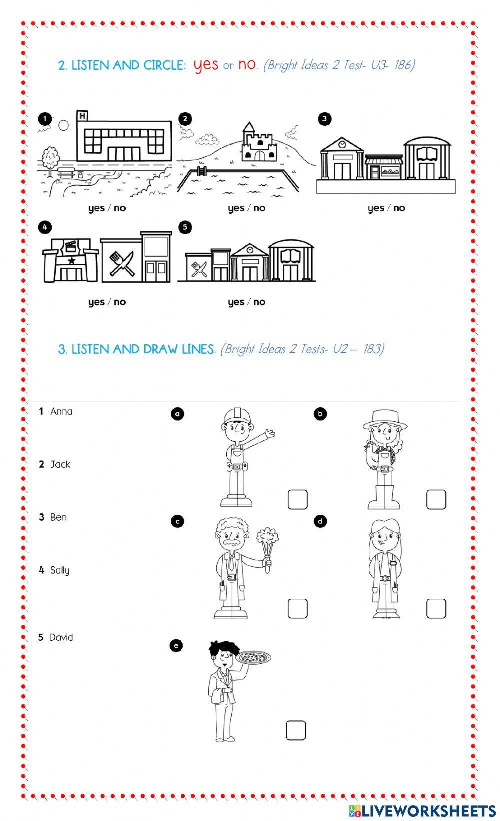 Listening IA Se… | Free Interactive Worksheets | 1456904