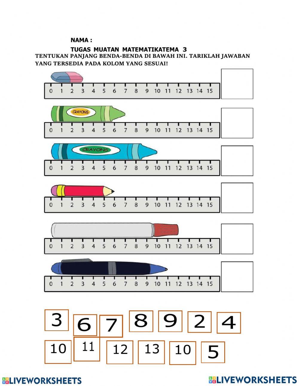 3418096 | Pengukuran Panjang dengan Satuan Baku