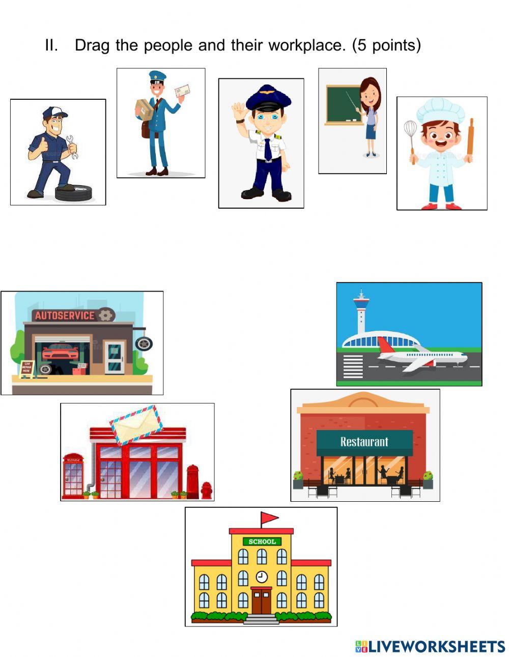 Five senses and Community K3 worksheet | Live Worksheets