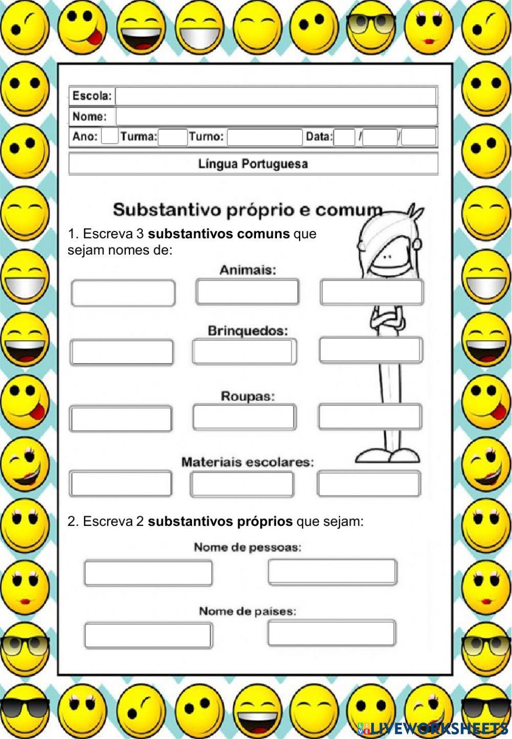 Praia é Substantivo Próprio Ou Comum - RETOEDU